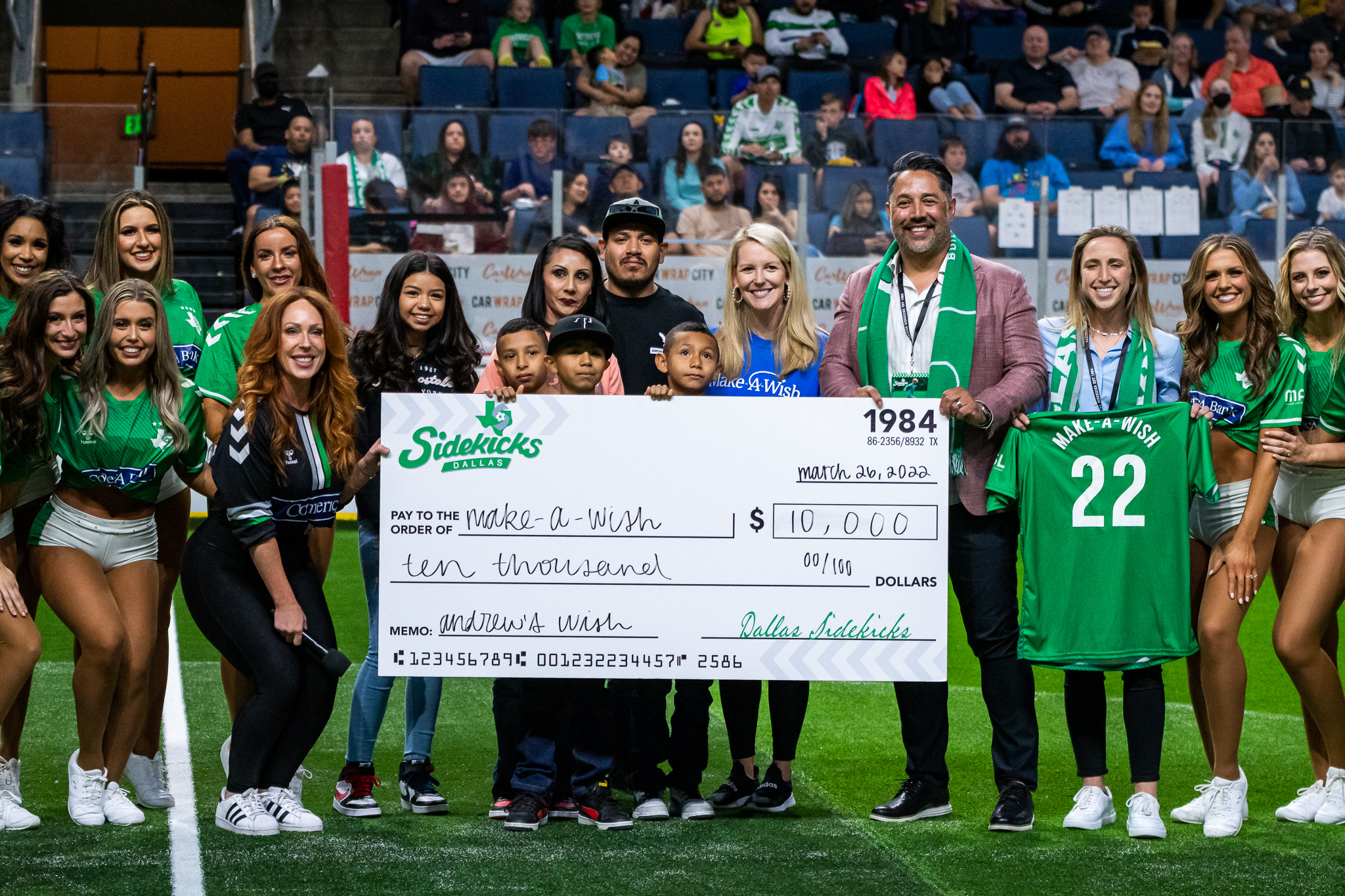 Dallas Sidekicks make dreams come true with Make-A-Wish - DW