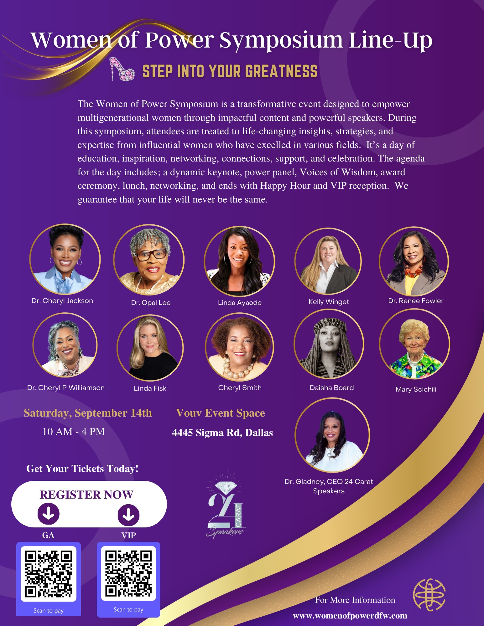 Dallas Women of Power Symposium & Awards: Empowering Women to Step Into ...